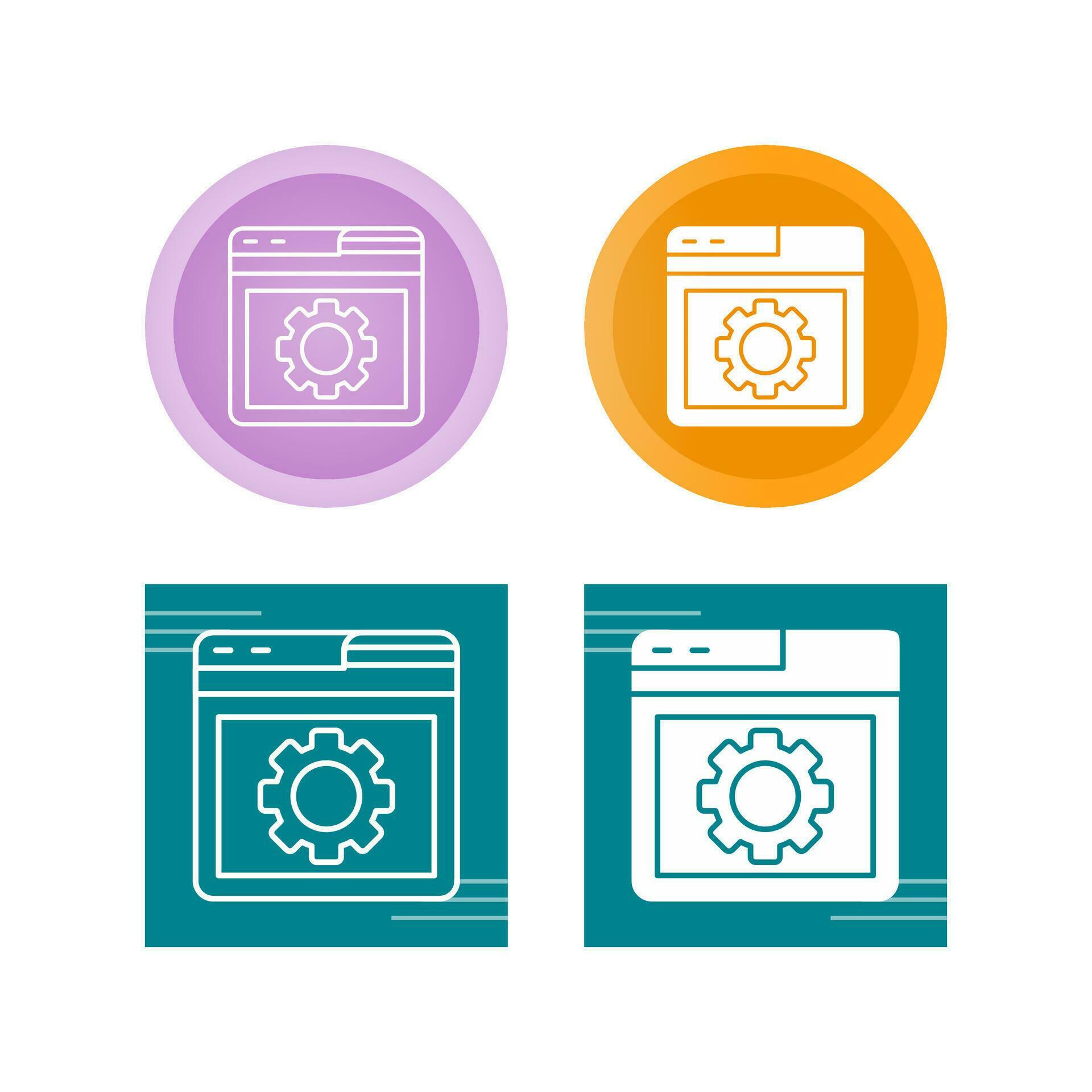 Browser Setting Vector Icon 26659832 Vector Art at Vecteezy