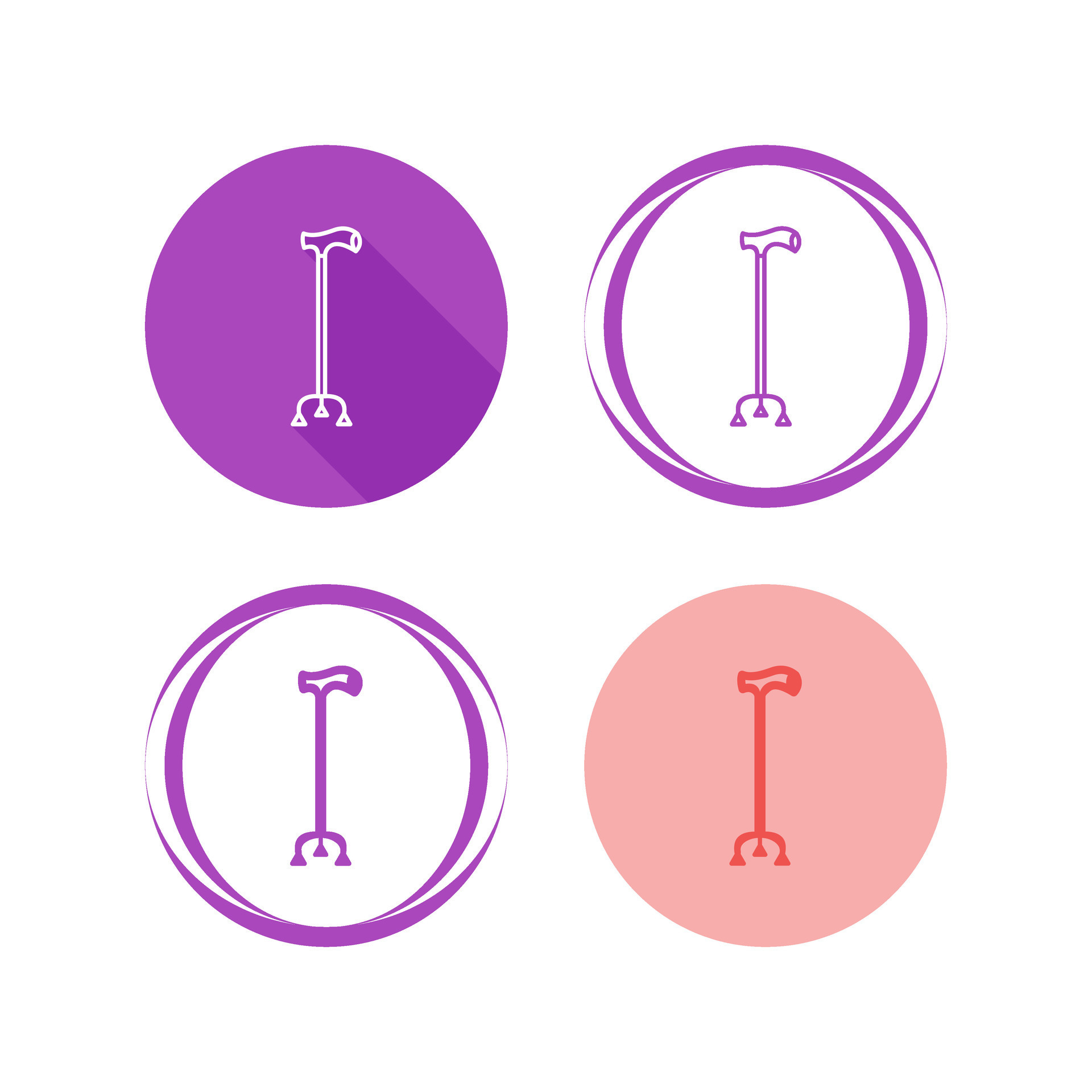 Walking Stick Vector Icon 26661702 Vector Art At Vecteezy