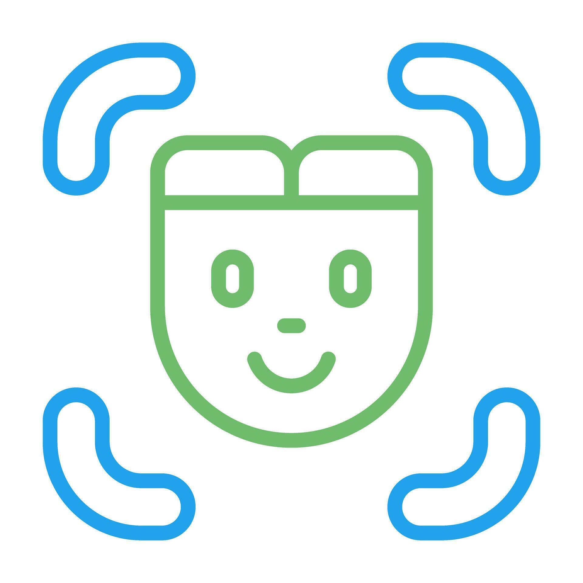 Facial Recognition Vector Icon 26664798 Vector Art At Vecteezy