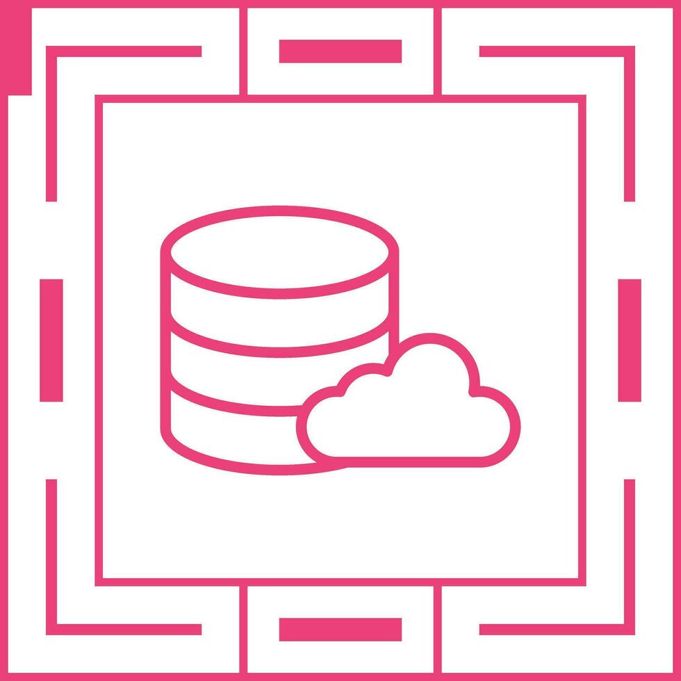 Cloud Database Vector Icon 26667282 Vector Art at Vecteezy