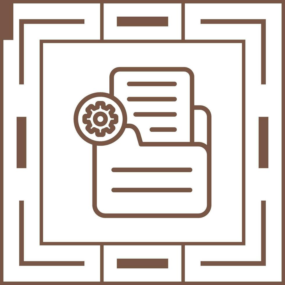 Document Settings Vector Icon 26667771 Vector Art at Vecteezy