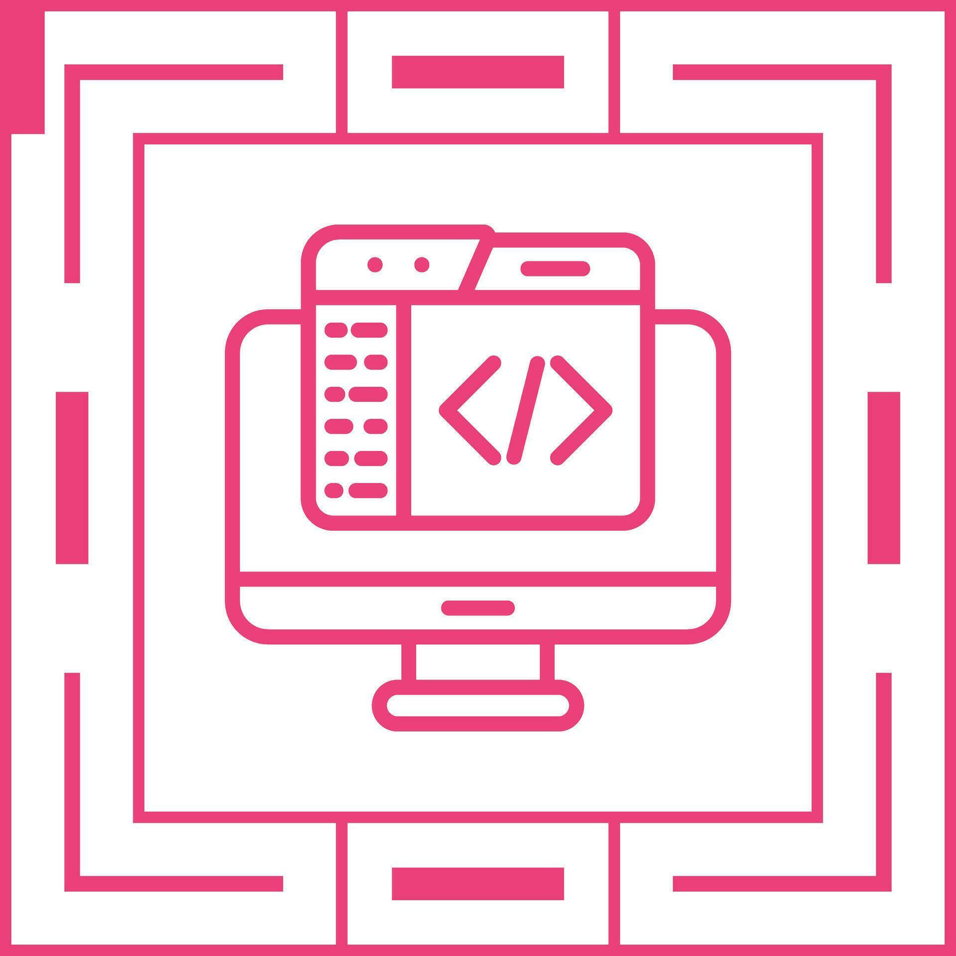 Code Editor Vector Icon 26668030 Vector Art at Vecteezy