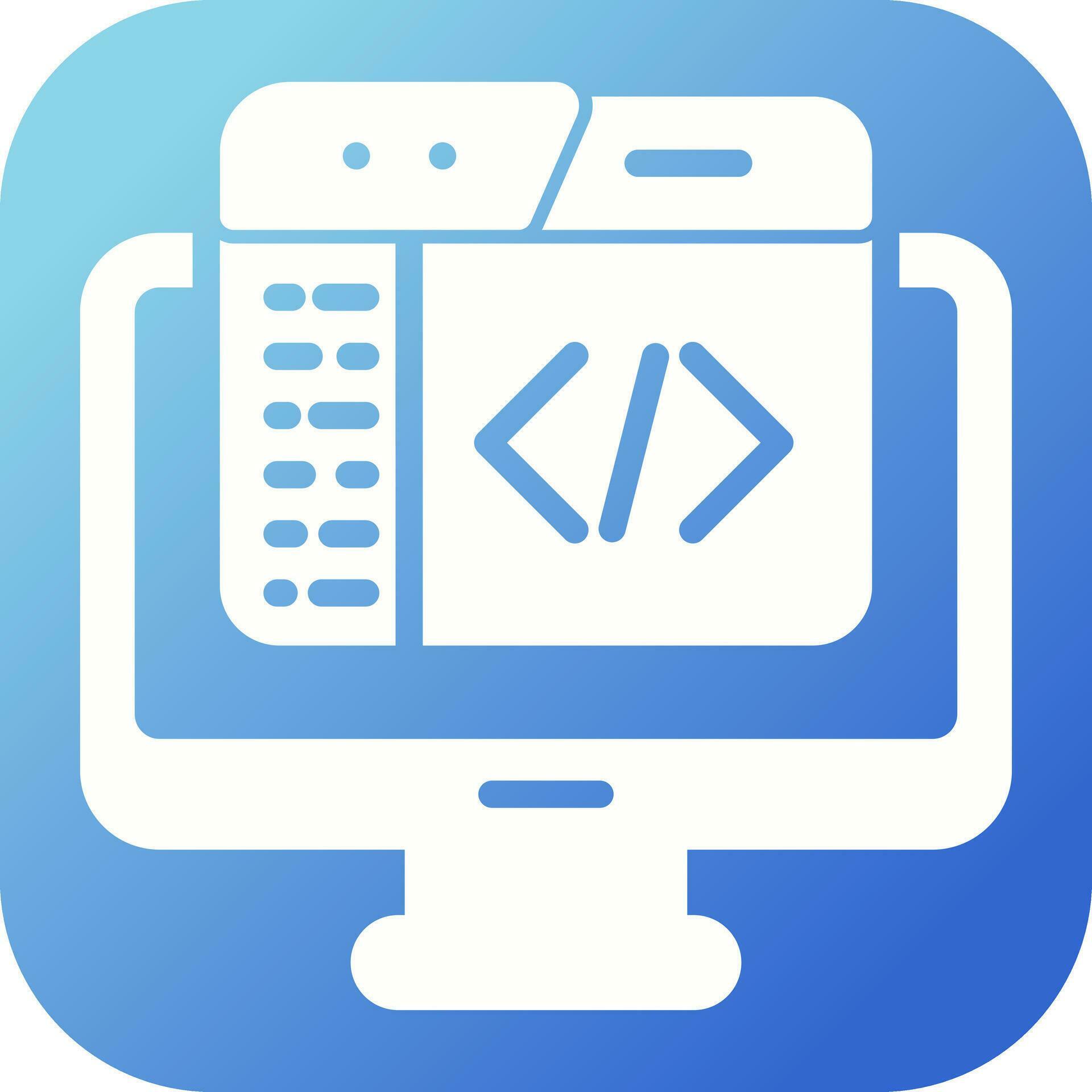 Code Editor Vector Icon 26670179 Vector Art at Vecteezy