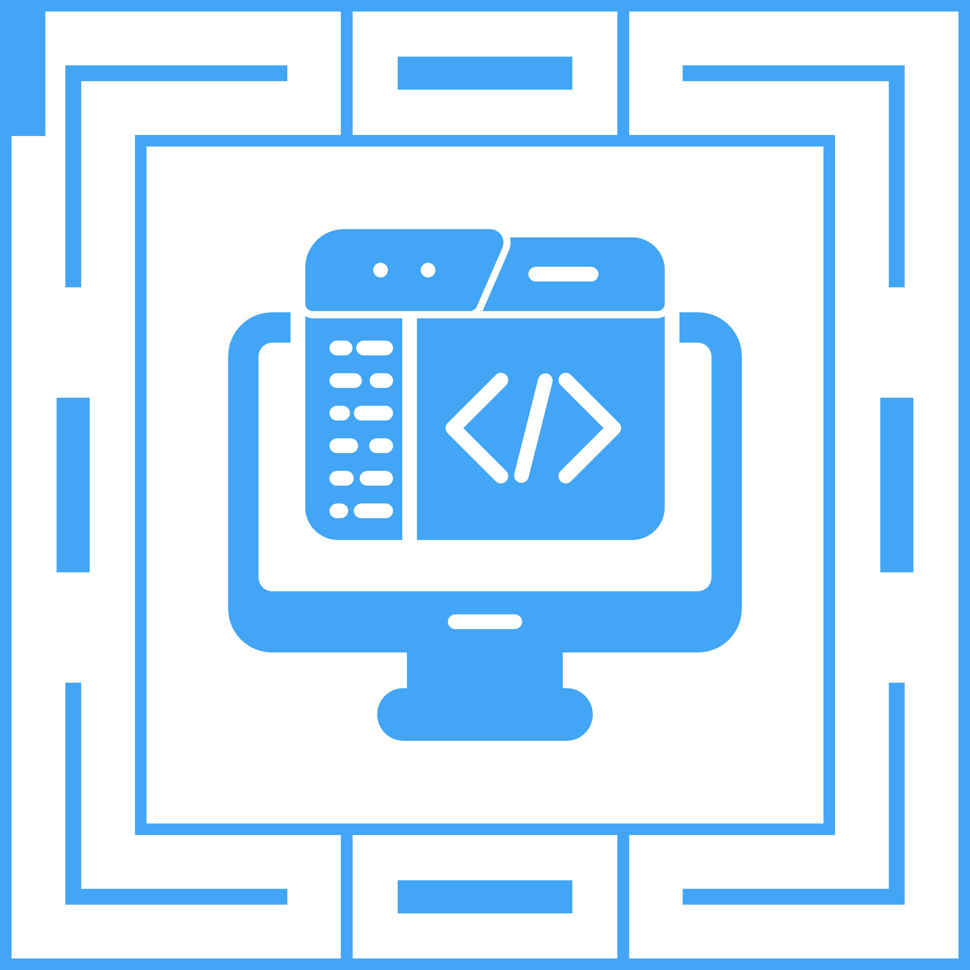 Code Editor Vector Icon 26670989 Vector Art at Vecteezy