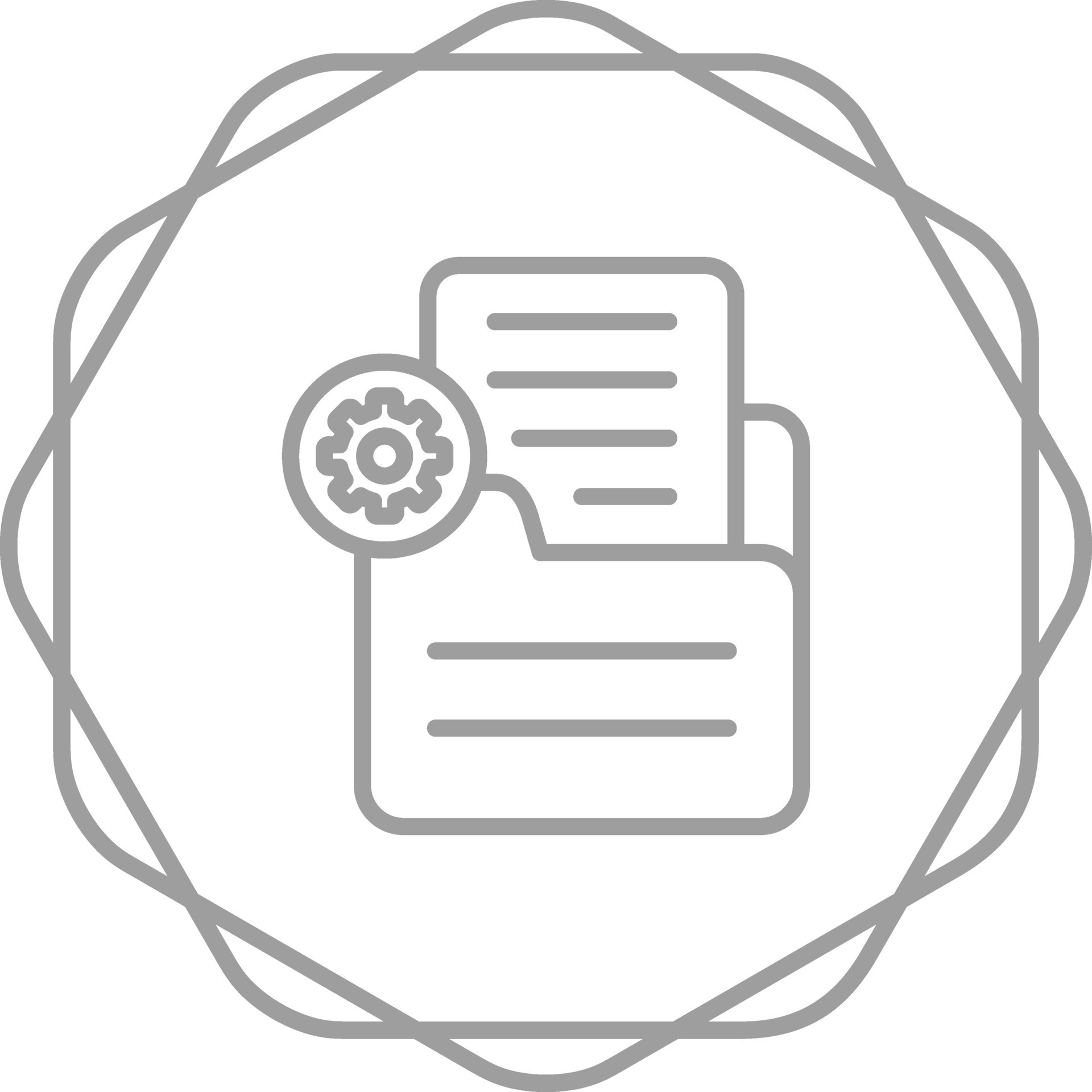 Document Settings Vector Icon 26674242 Vector Art at Vecteezy