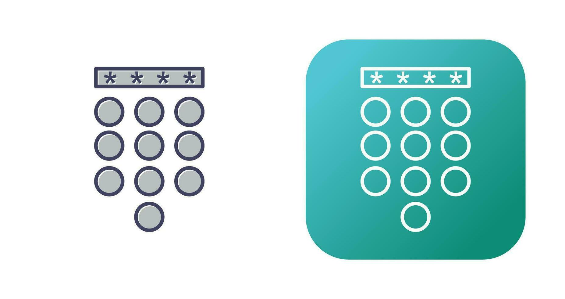 Passcode Lock Vector Icon 26675660 Vector Art at Vecteezy