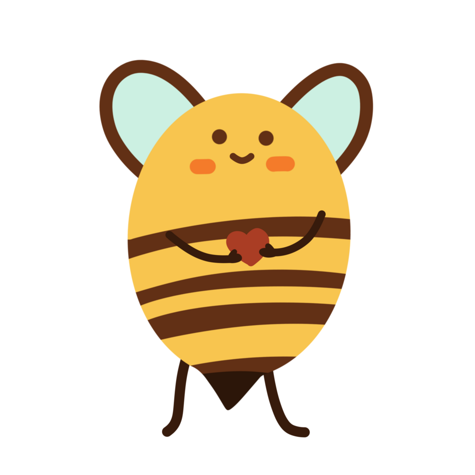 Cute Bee Illustration 26676168 Png