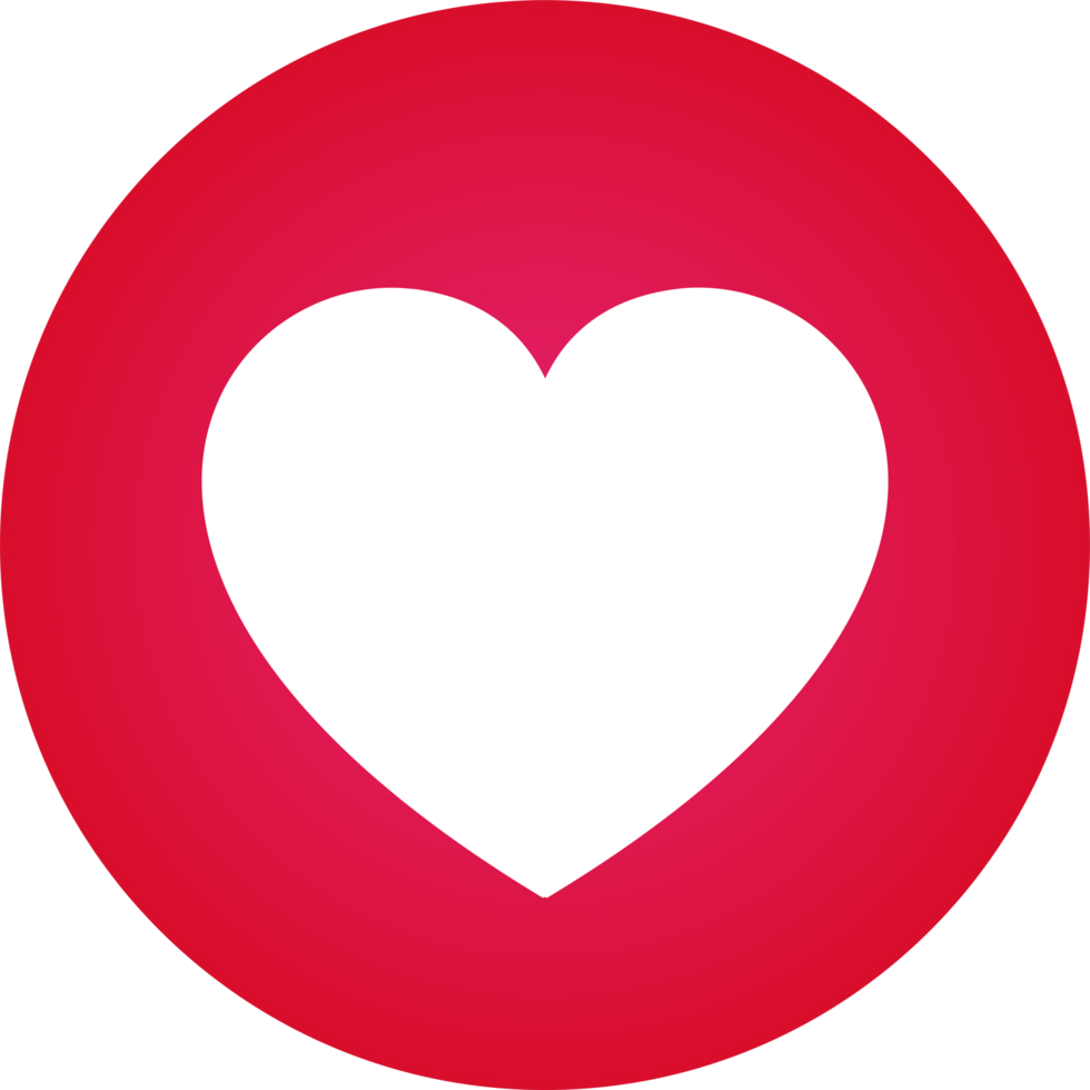 Social Media Love Heart Icon 26676395 Png