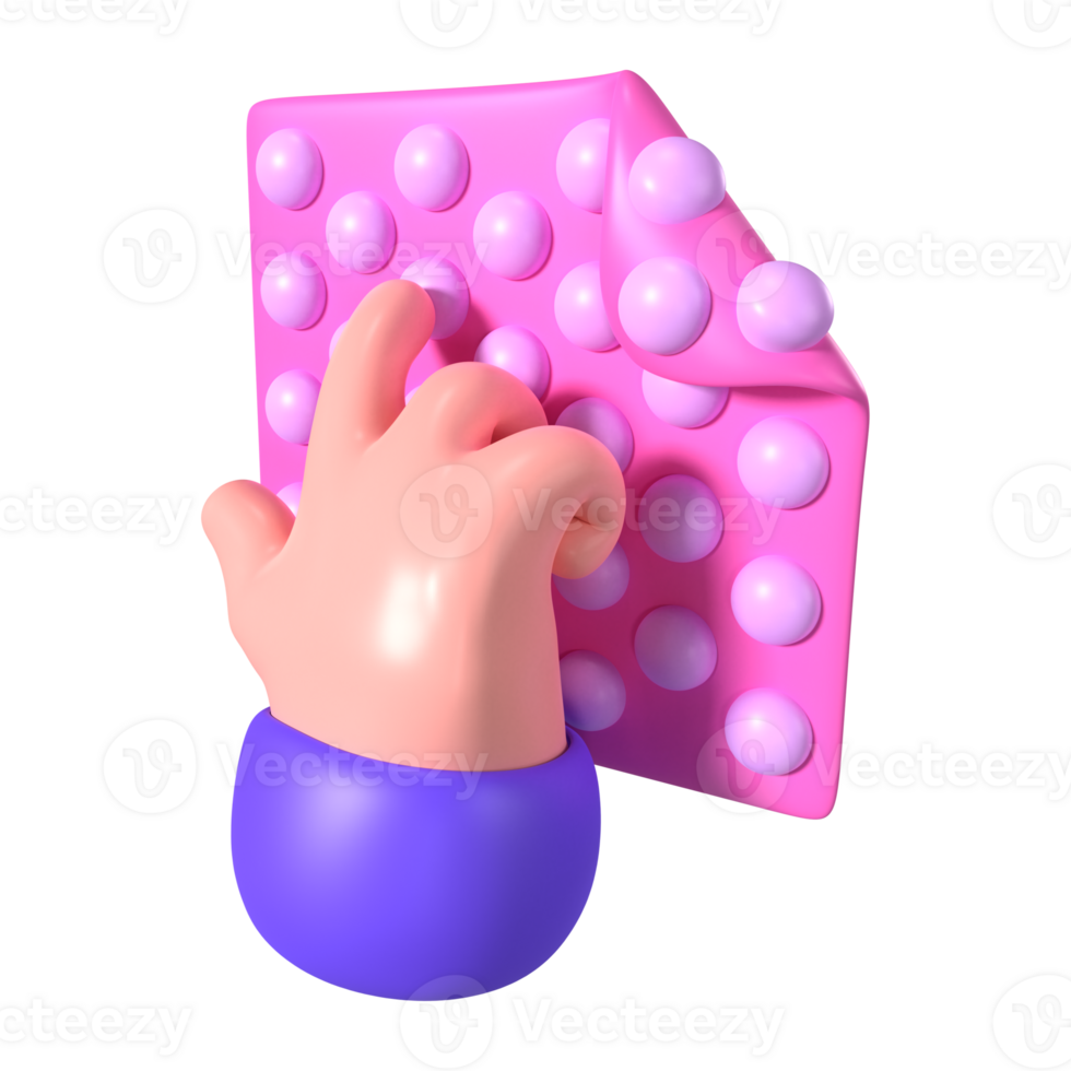 Bubble Wrap 3d Illustration Icon 26678888 Png