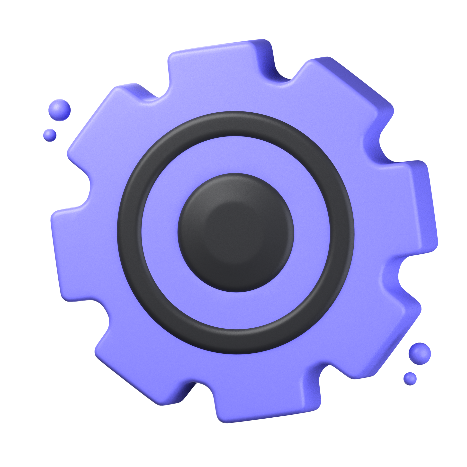 setting 3d icon illustration object. user interface 3d rendering ...