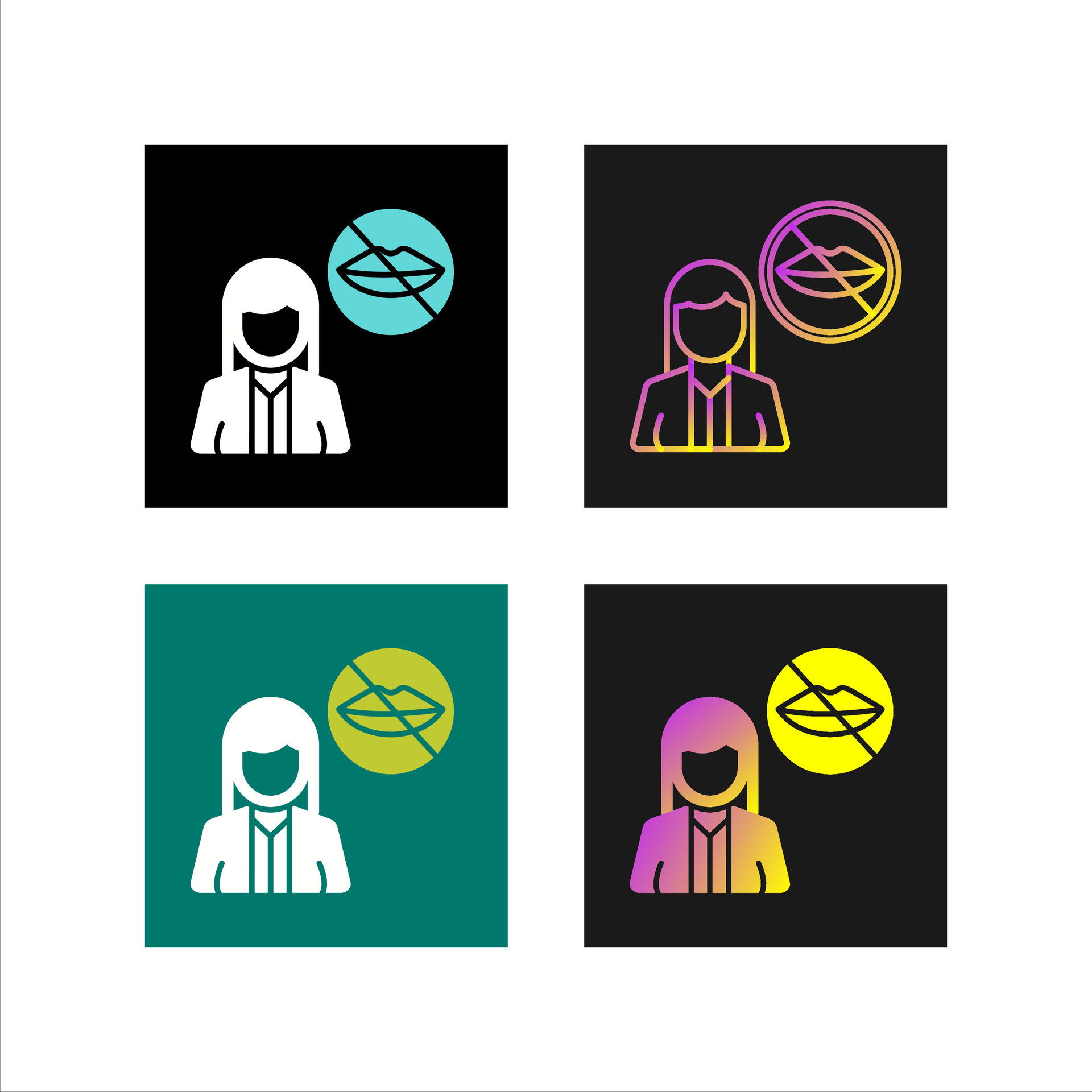 Dumb Vector Icon 26680708 Vector Art at Vecteezy