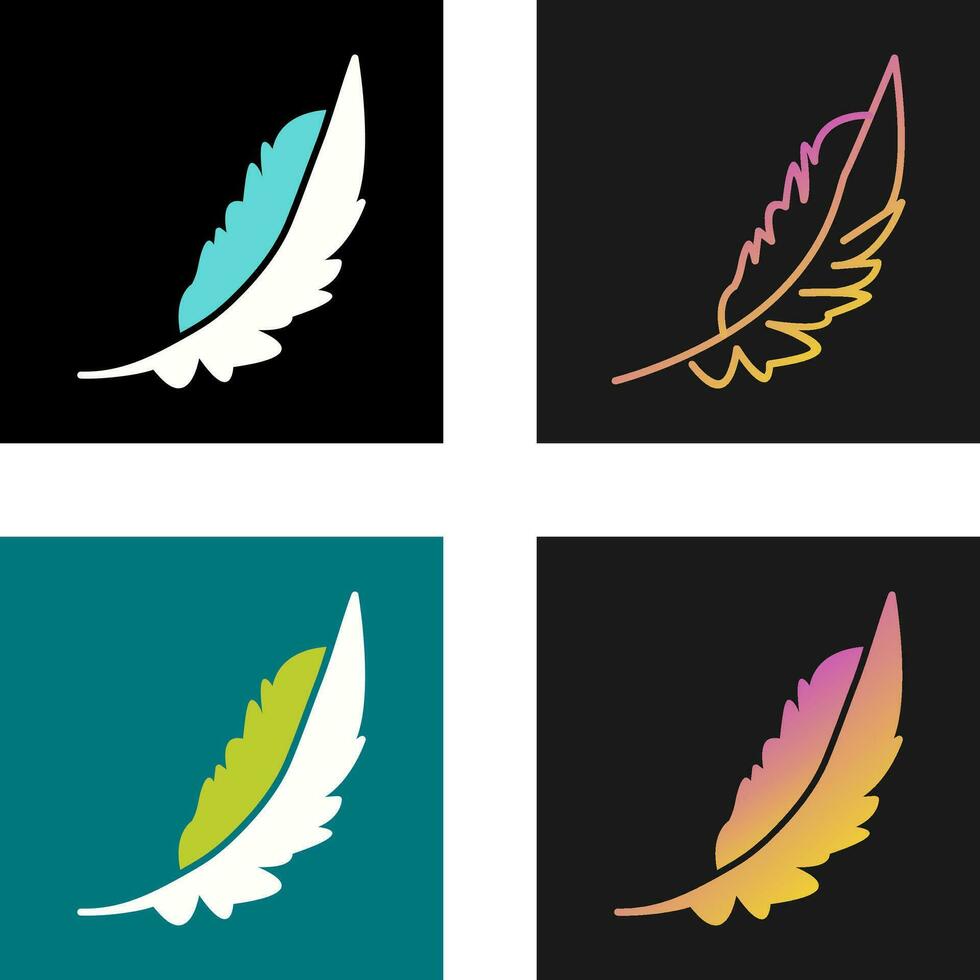 Feather Vector Icon 26681043 Vector Art at Vecteezy