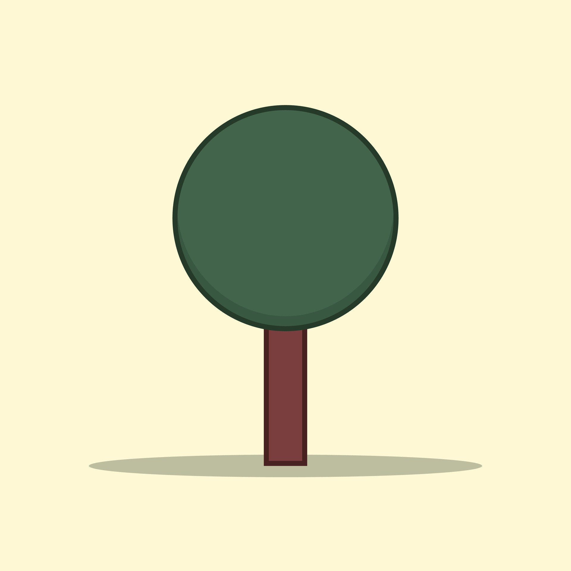 Minimalist tree vector 26686985 Vector Art at Vecteezy