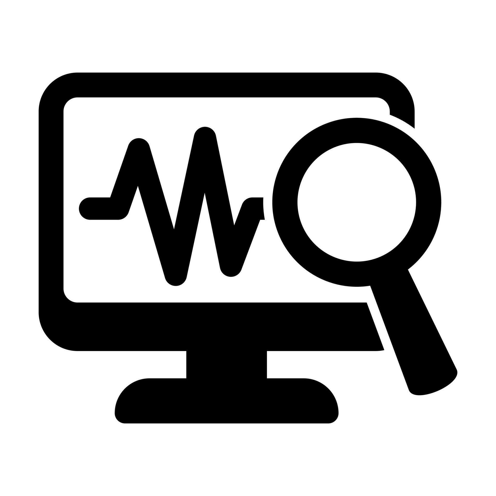 Monitoring icon. Simple element from internet security collection ...