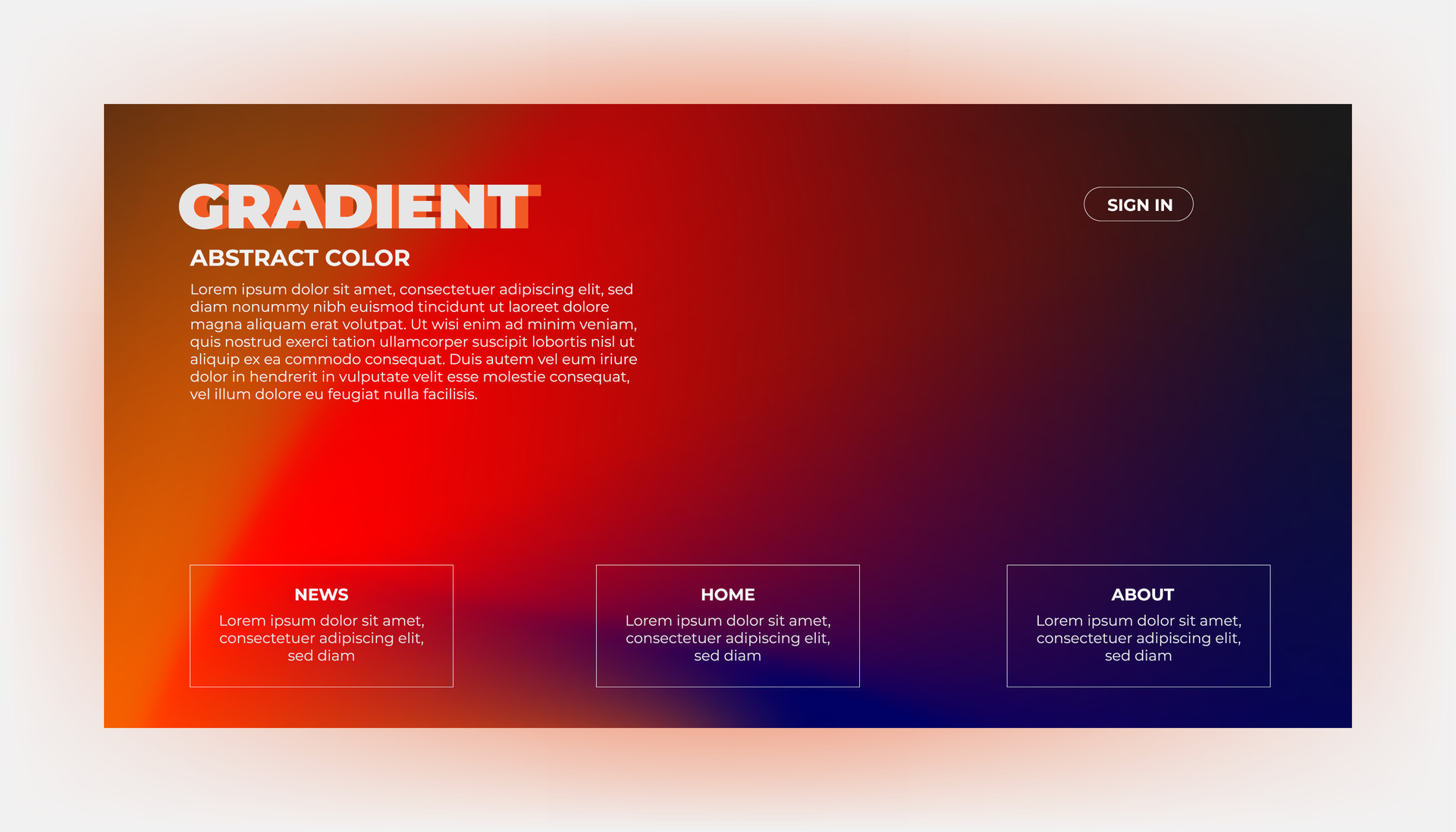 Modern Background Design with Gradient and Grain Texture. Minimalist ...