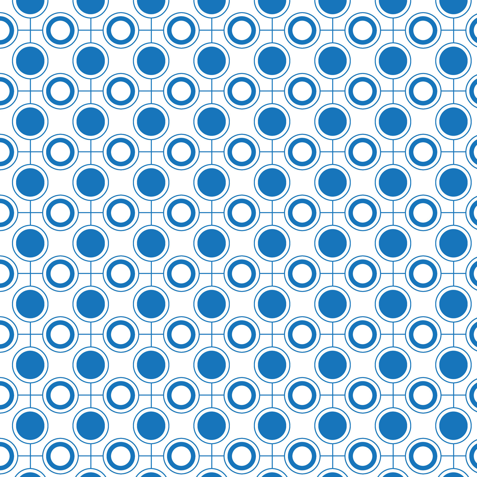abstract geometric blue circle creative repeat pattern 26696748 Vector ...