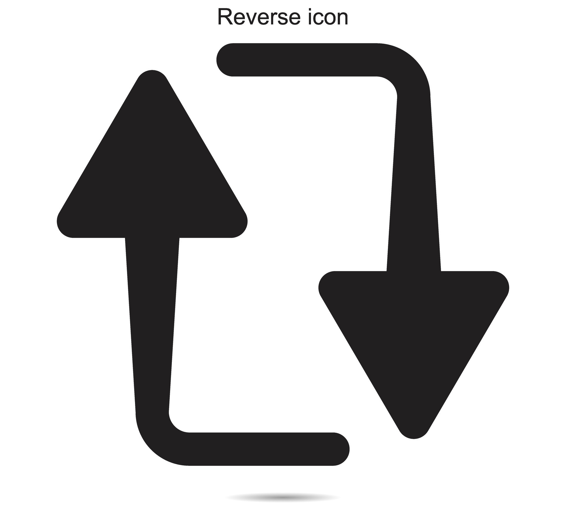 Reverse icon, vector illustration. 26700611 Vector Art at Vecteezy