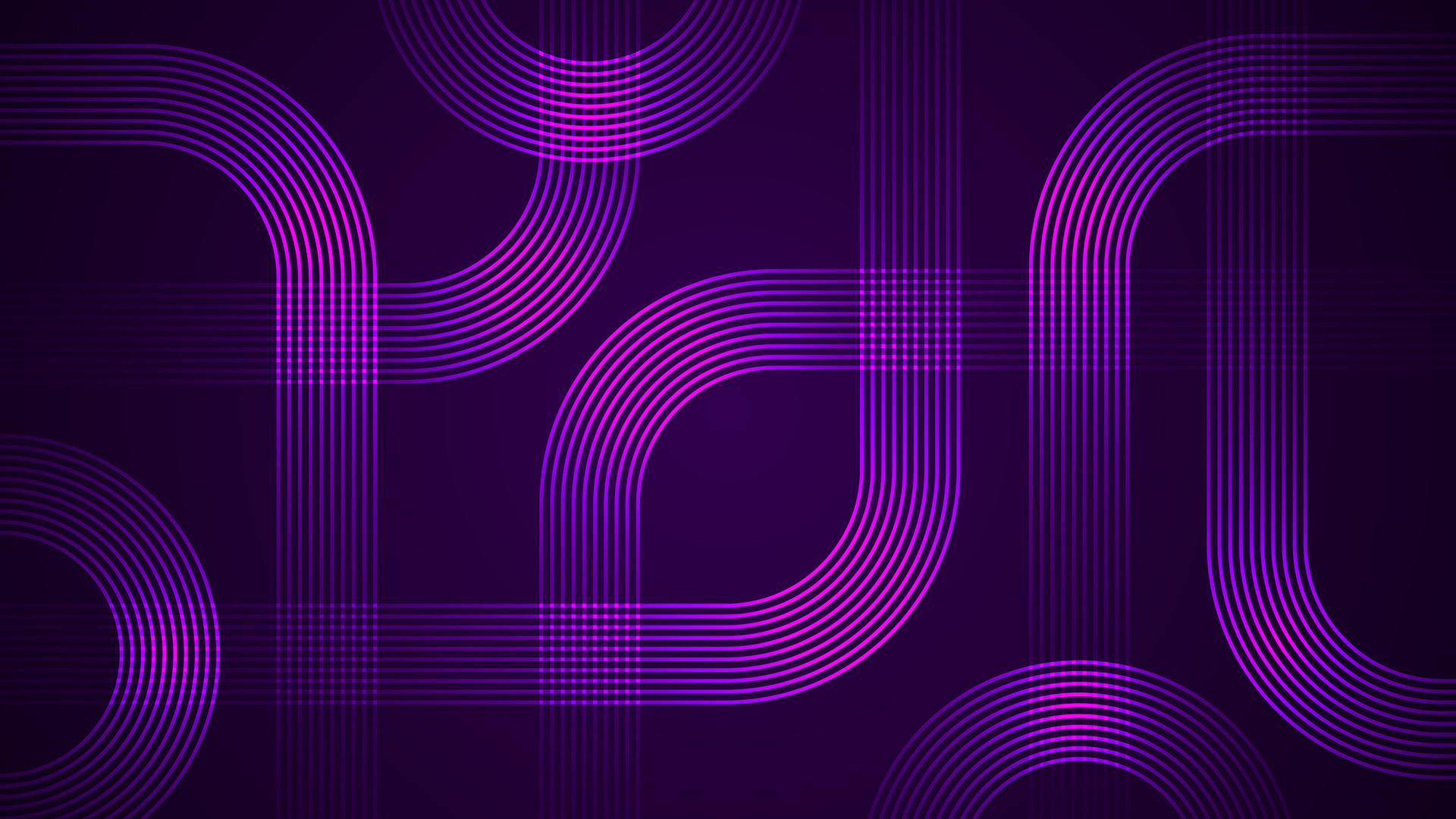 Dark violet abstract background with serpentine style lines as the main ...