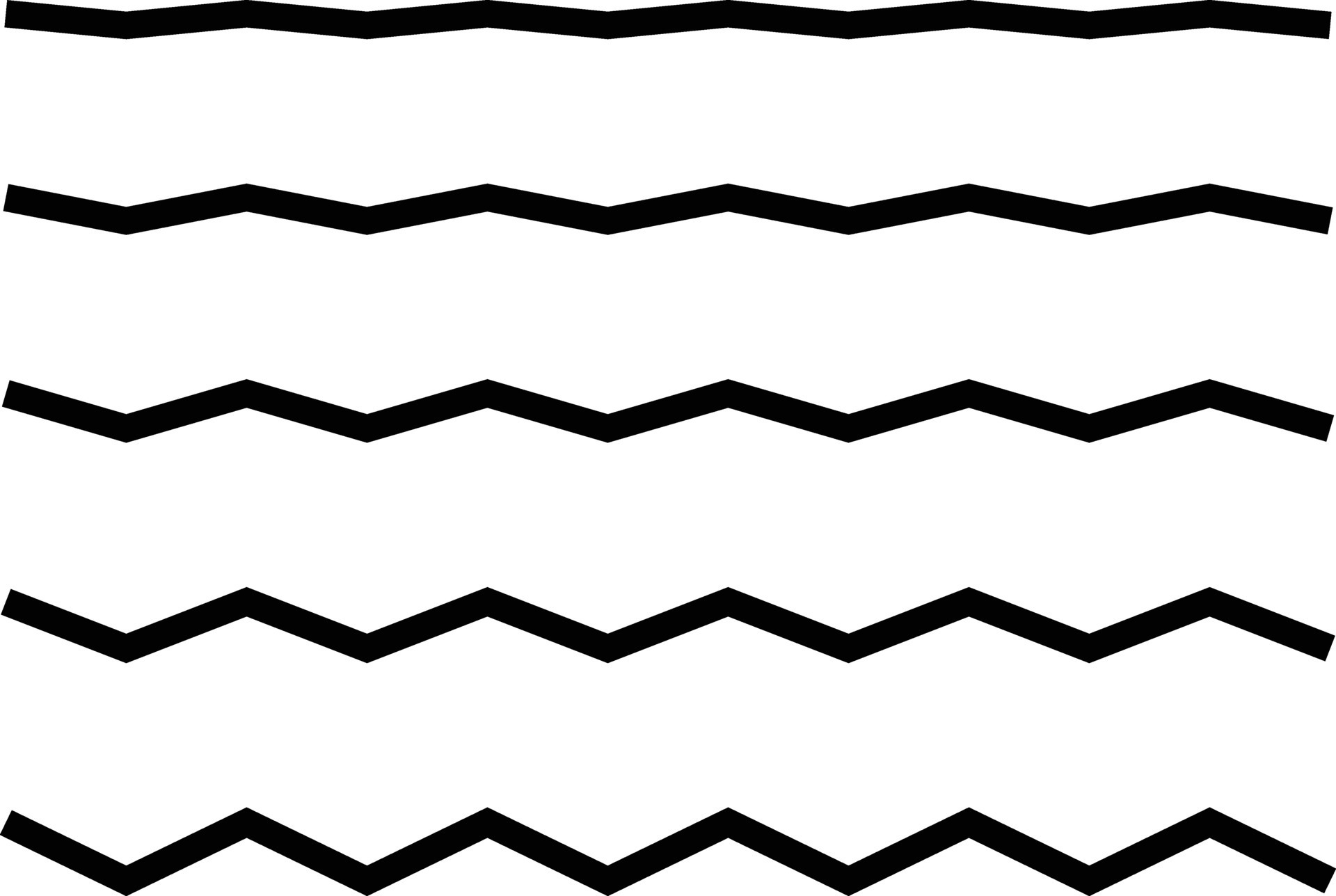 Collection of wavy zigzag lines . zigzag line icon set vector 26706098 ... Collection of wavy zigzag lines . zigzag line icon set vector 26706098 ...