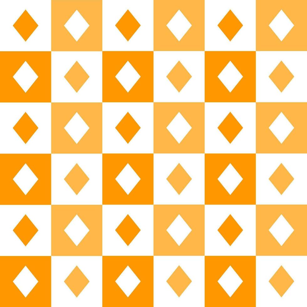 Orange Diamond Pattern Diamond Seamless Pattern Vector Diamond Pattern Decorative Elements