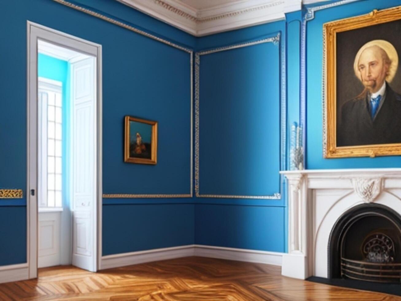 . luxury background a wall empty room, home living. 26720108 Stock ...