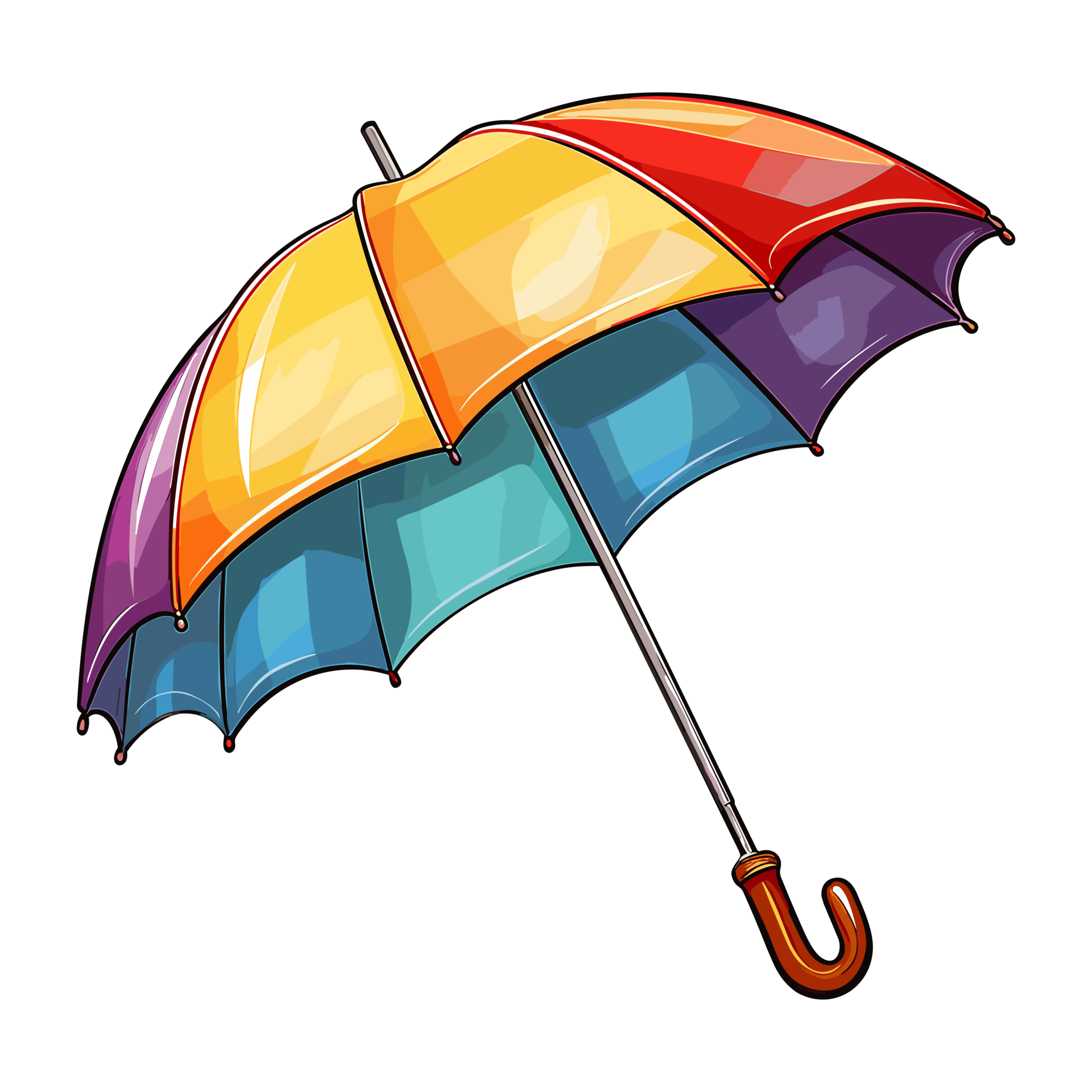 colorful umbrella clipart 26721852 PNG
