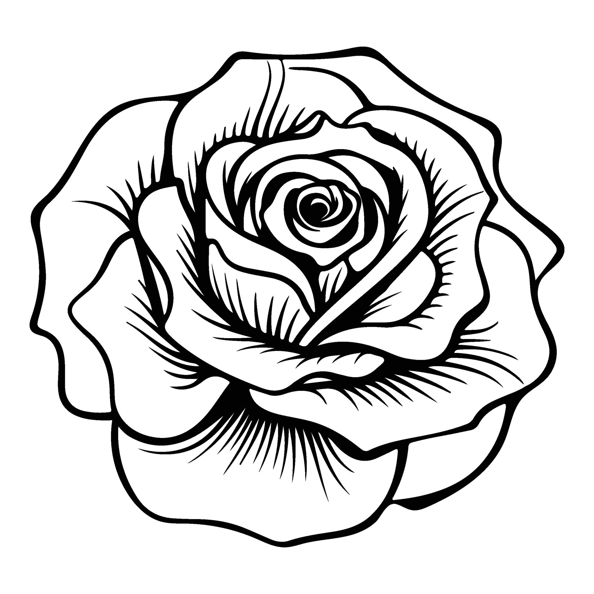 Rose icon, Simple rose blossom illustration. 26721907 Vector Art at ... Rose icon, Simple rose blossom illustration. 26721907 Vector Art at ...