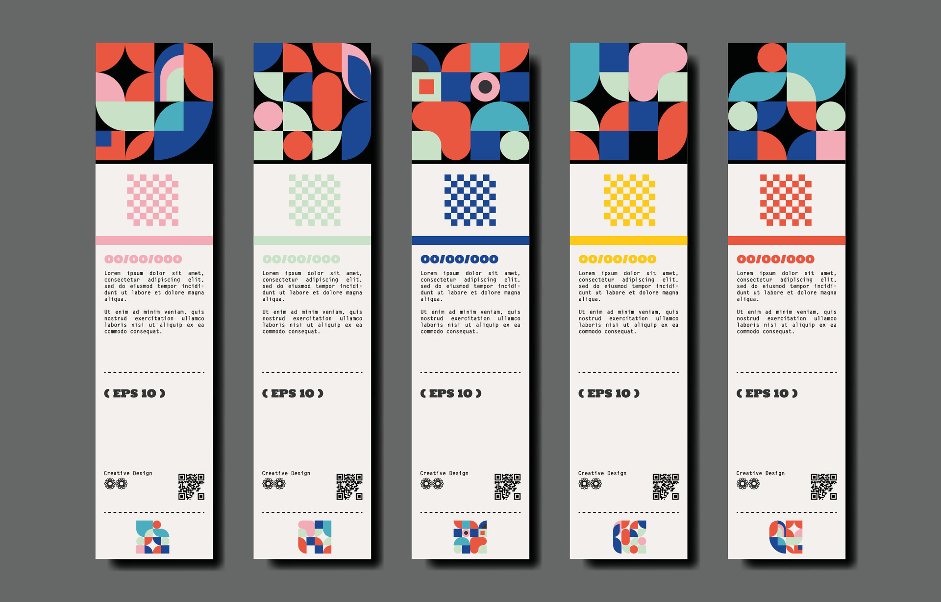 Neomodern aesthetics of brutalism design vector poster template ... Neomodern aesthetics of brutalism design vector poster template ...