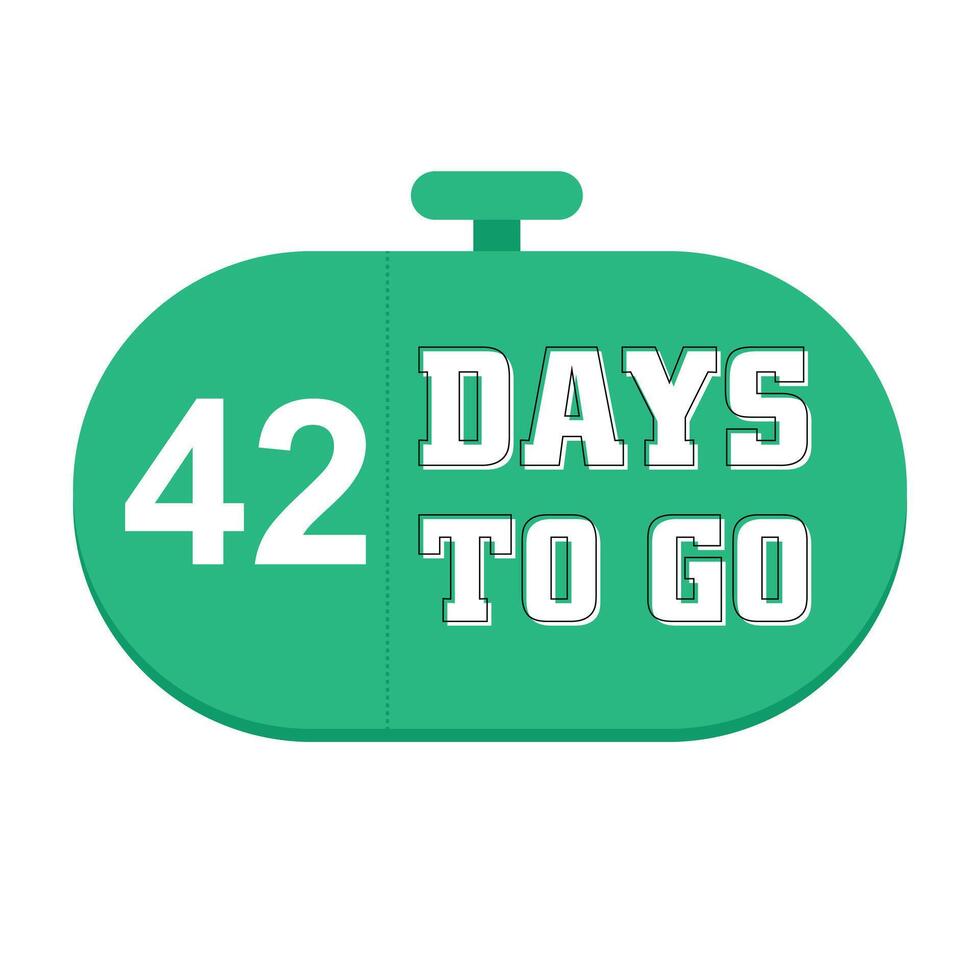 42 Days To Go Countdown Timer Design 26726285 Vector Art At Vecteezy 42-days-to-go-countdown-timer-design-26726285-vector-art-at-vecteezy