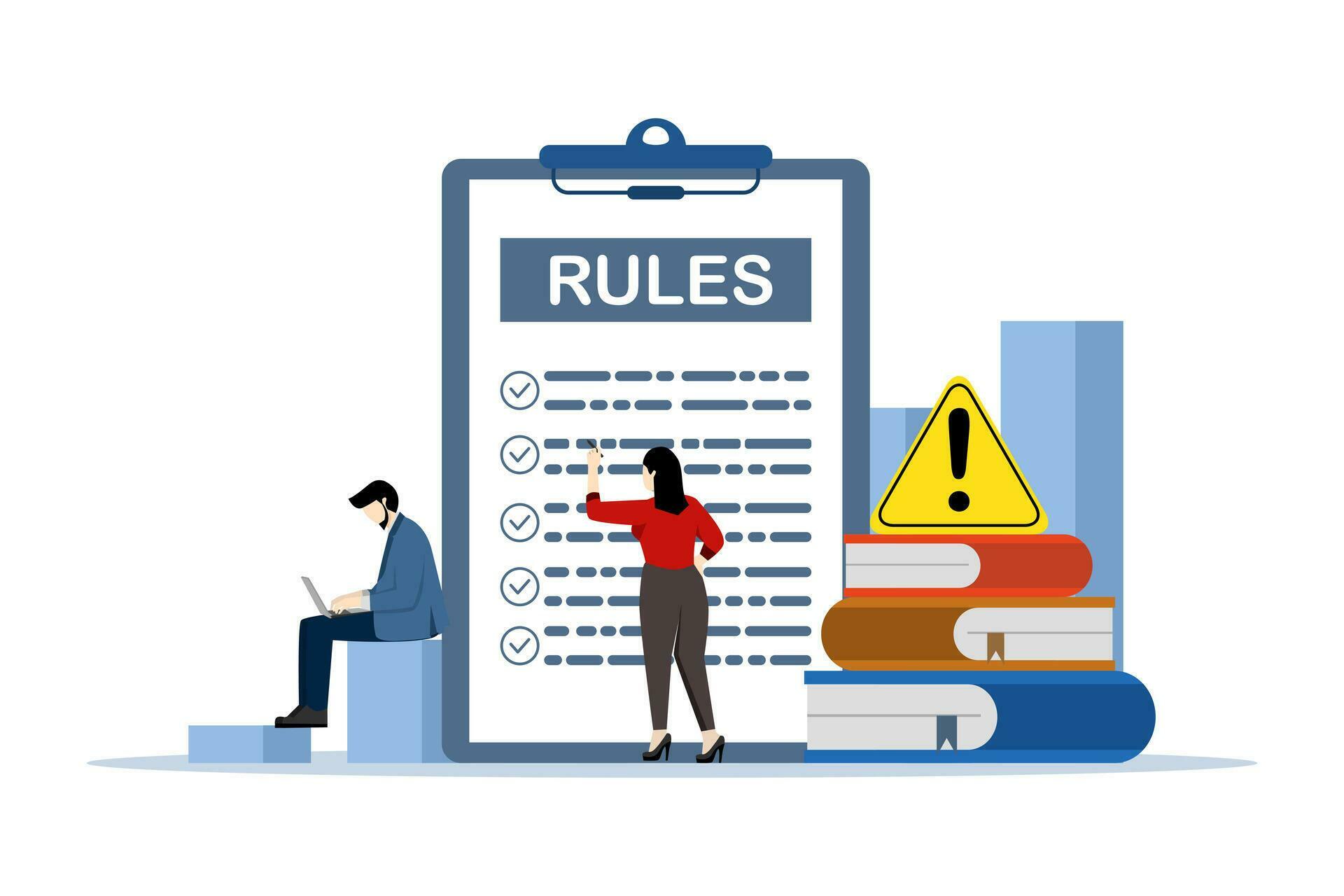 standard procedure concept. Rules and regulations, employee policies ... standard procedure concept. Rules and regulations, employee policies ...