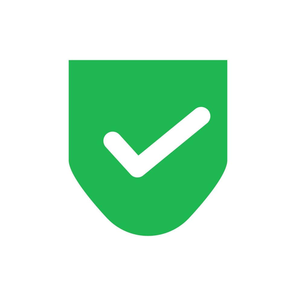 Checkmark shield icon. Security. Vector. 26729175 Vector Art at Vecteezy