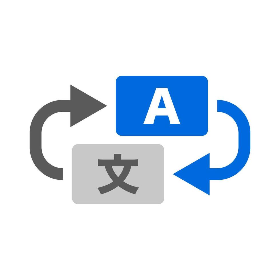 Different language translation icon. Language translation. Vector ...