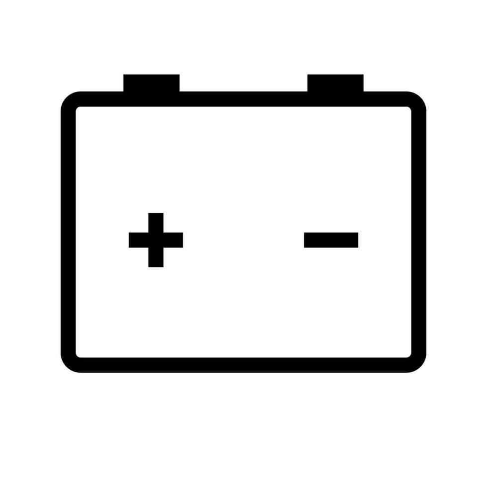 Battery icon on car store