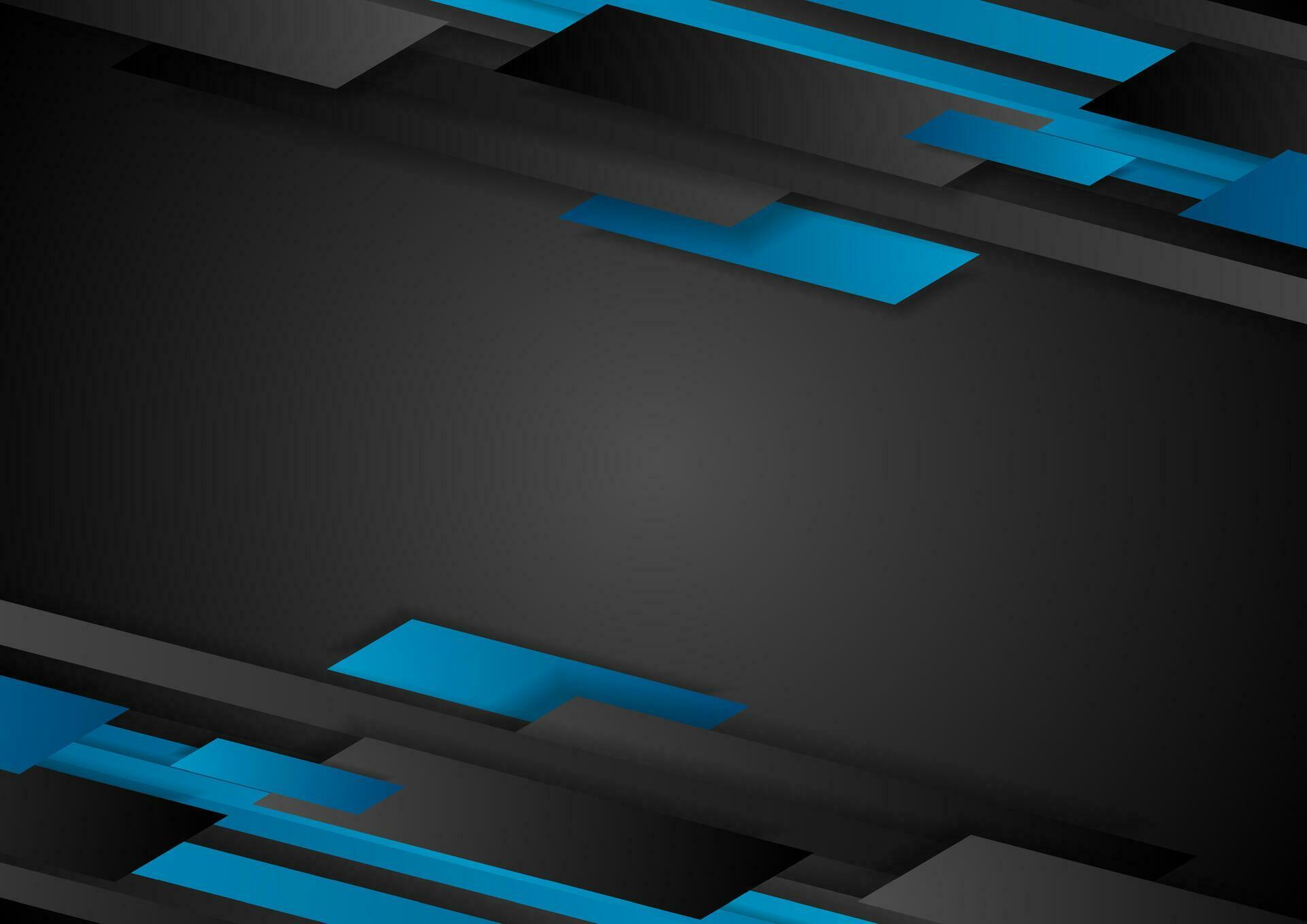 Black and blue tech geometric abstract background 26732068 Vector Art at Vecteezy