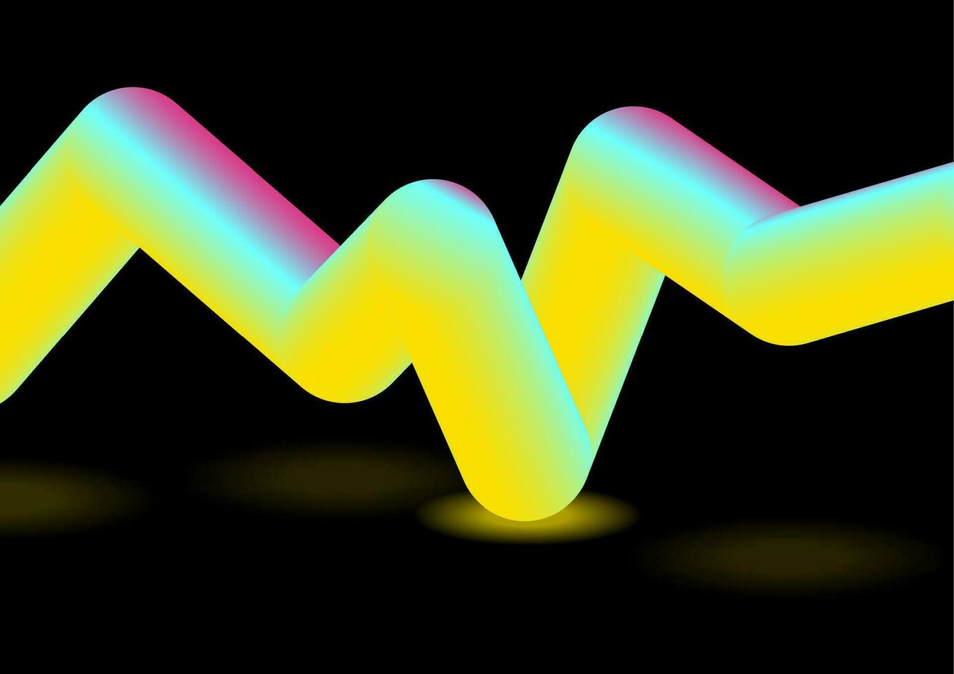 Abstract bright 3d curved shape background 26732535 Vector Art at Vecteezy