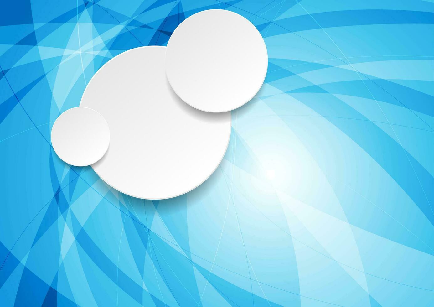 Abstract Corporate Wavy Background With Paper Circles 26732987 Vector Art At Vecteezy