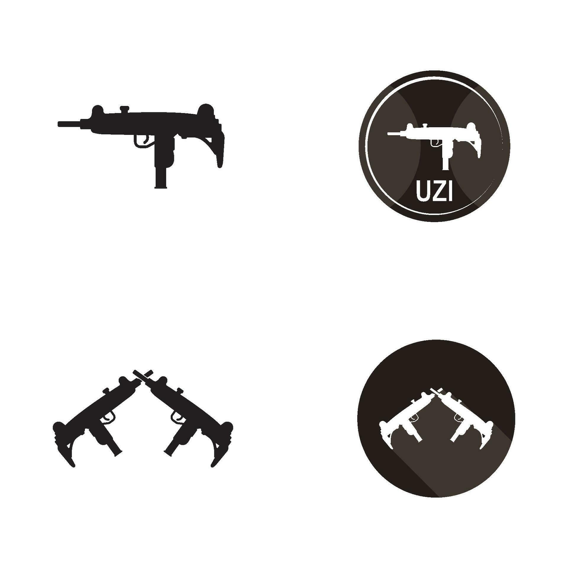 uzi icon vector 26733700 Vector Art at Vecteezy