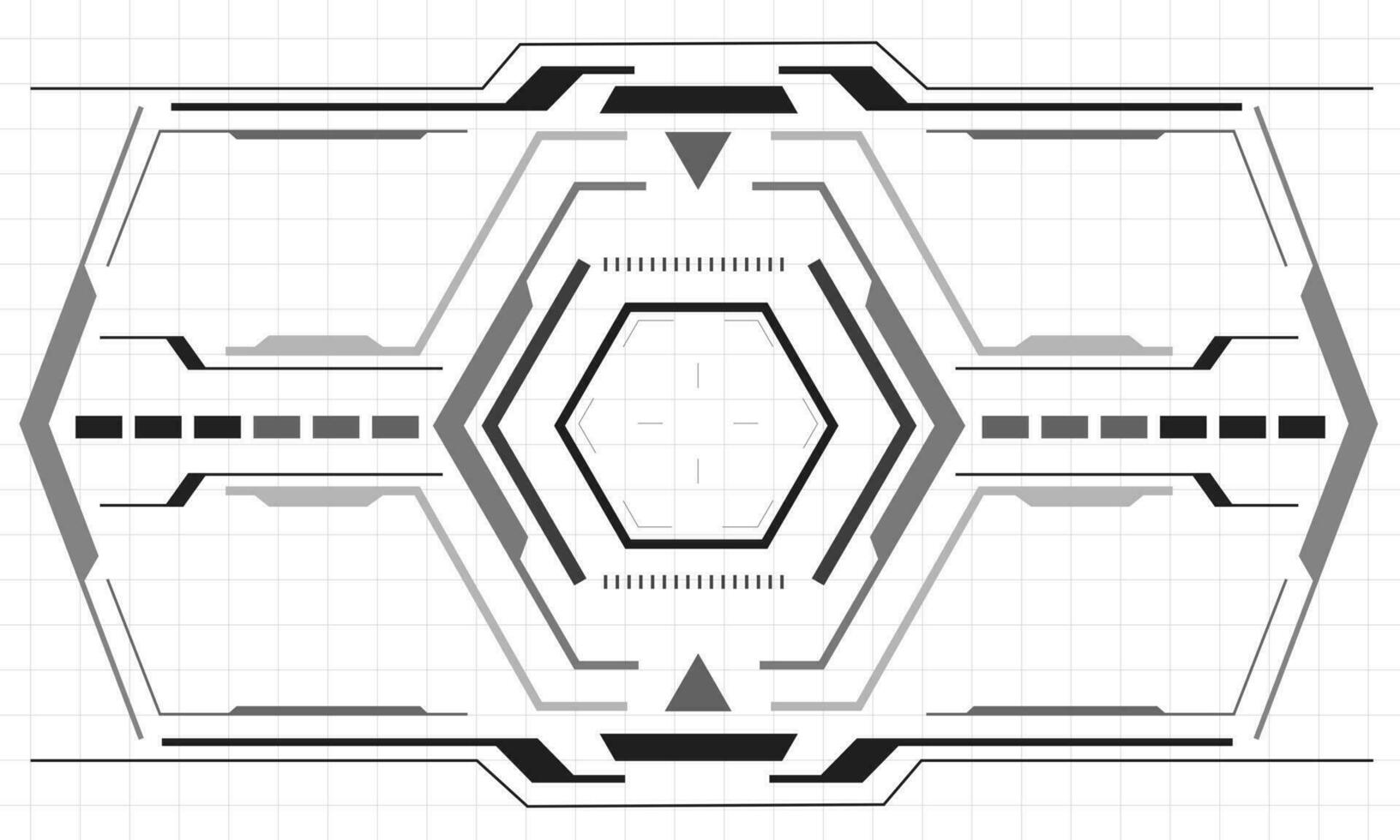 Hud Sci Fi Interface Screen Monochrome View Design Virtual Reality