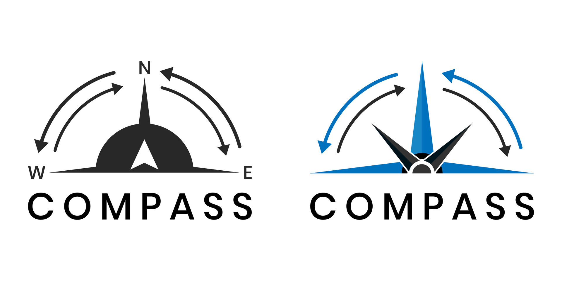 Compass Pointer Icon With White Background Direction Map Navigation Symbol 26739123 Vector