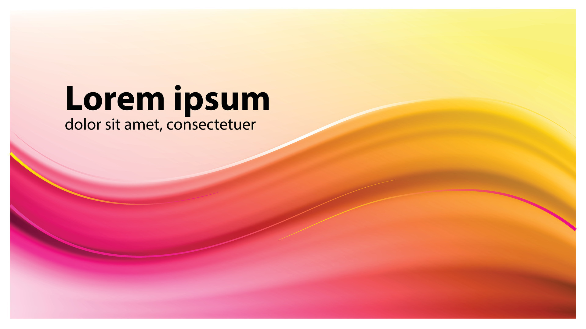 Abstract gradient background design with colorful line effect. Bright ...