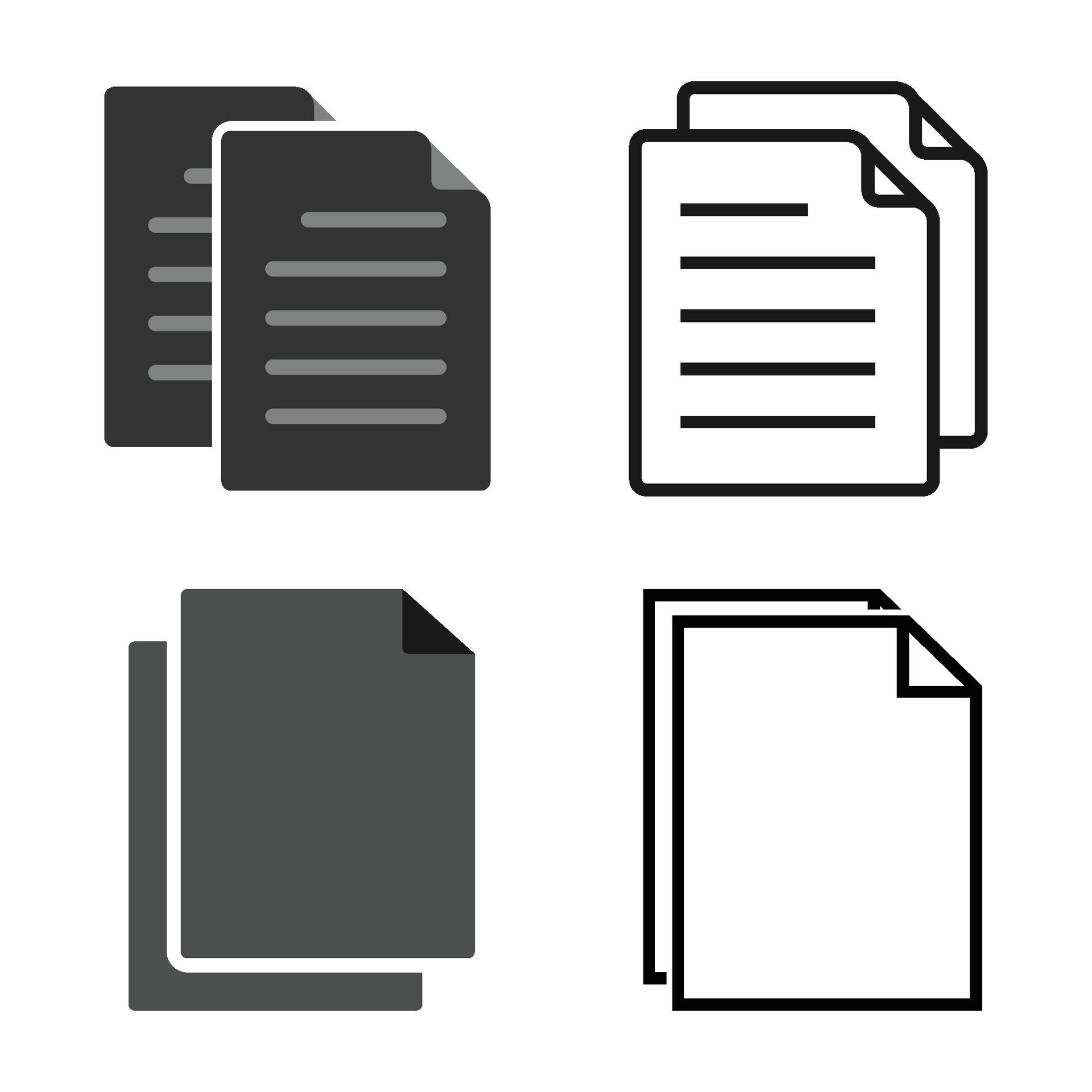 copy icon vector 26740797 Vector Art at Vecteezy