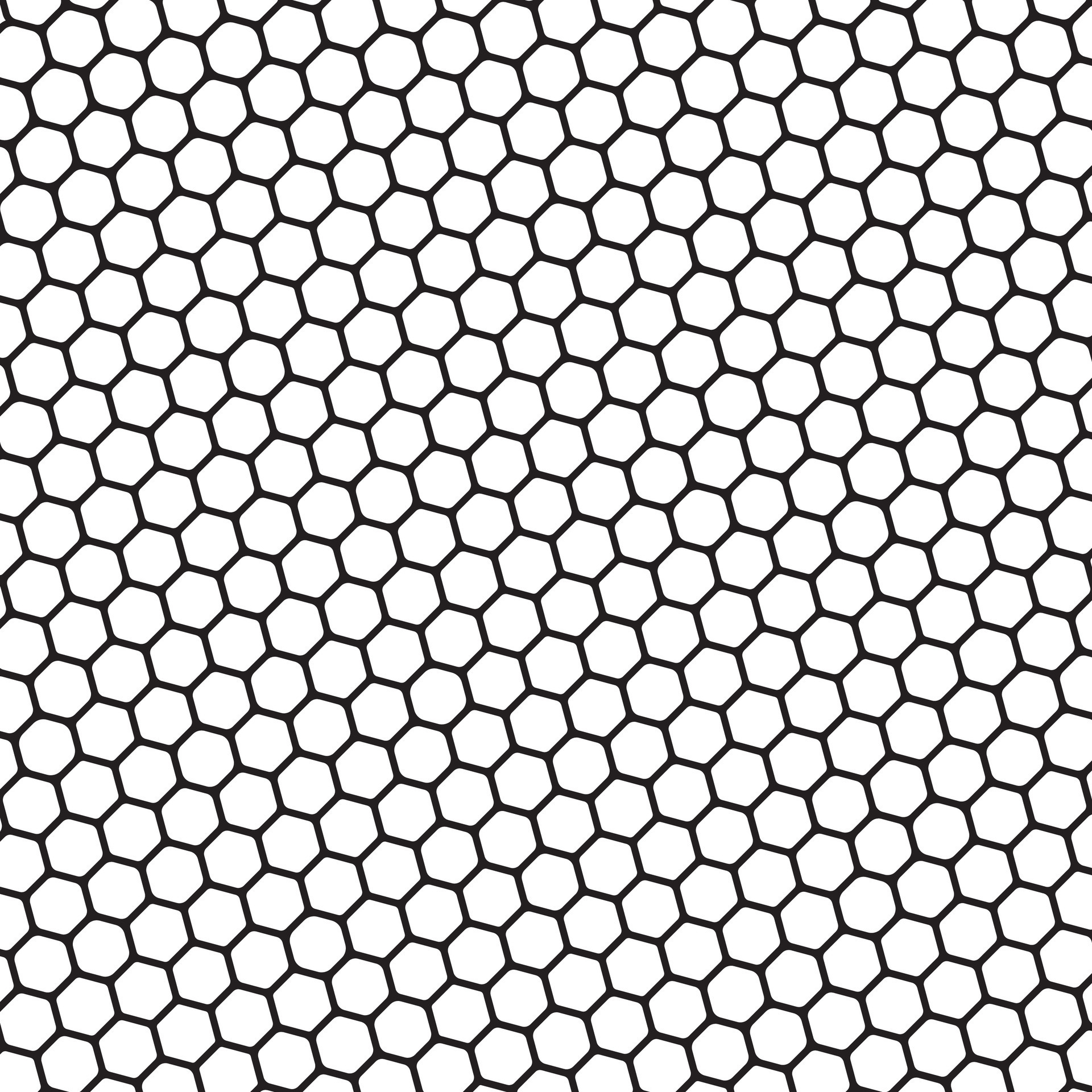 Seamless pattern hexagon grid cell, black and white honeycomb abstract. 26741526 Vector Art at ...