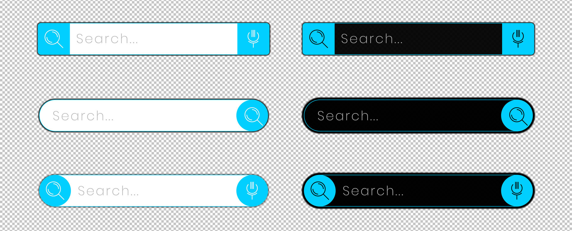 web search bar design for the application interface or website. vector ...