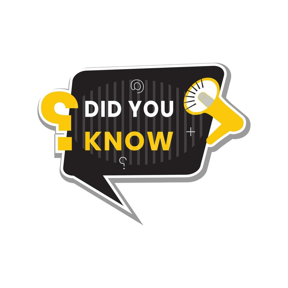 Did you know 26742686 Vector Art at Vecteezy Did you know 26742686 Vector Art at Vecteezy