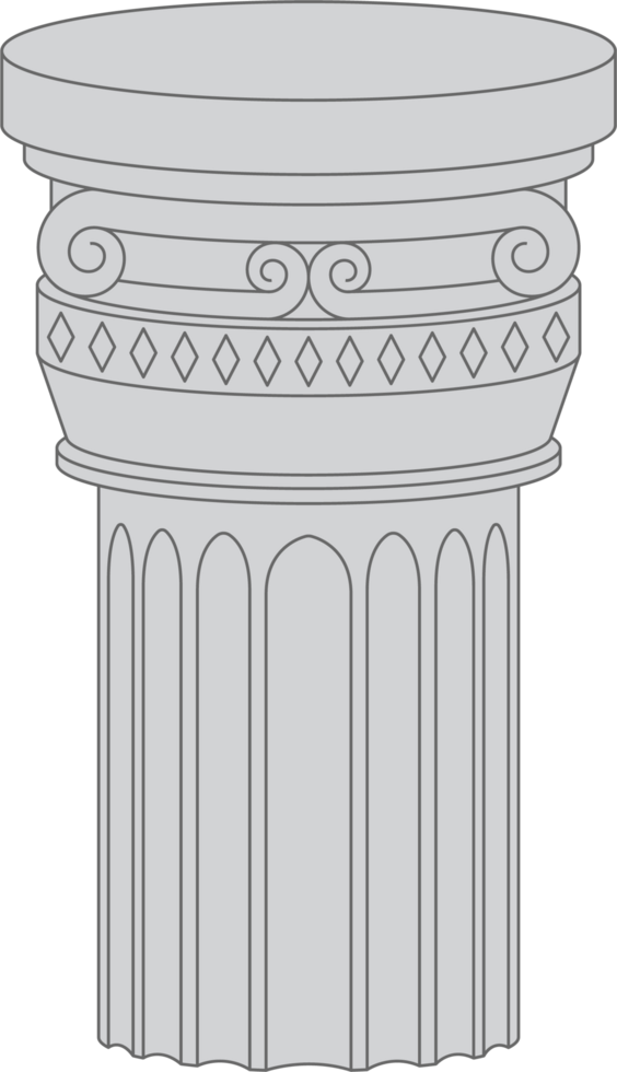 Ancient columns clipart 26750596 PNG
