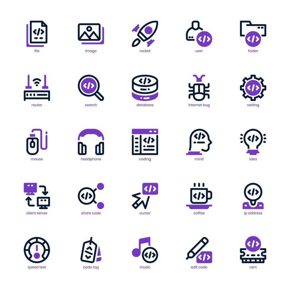 Web Programming icon pack for your website, mobile, presentation, and logo design. Web ...