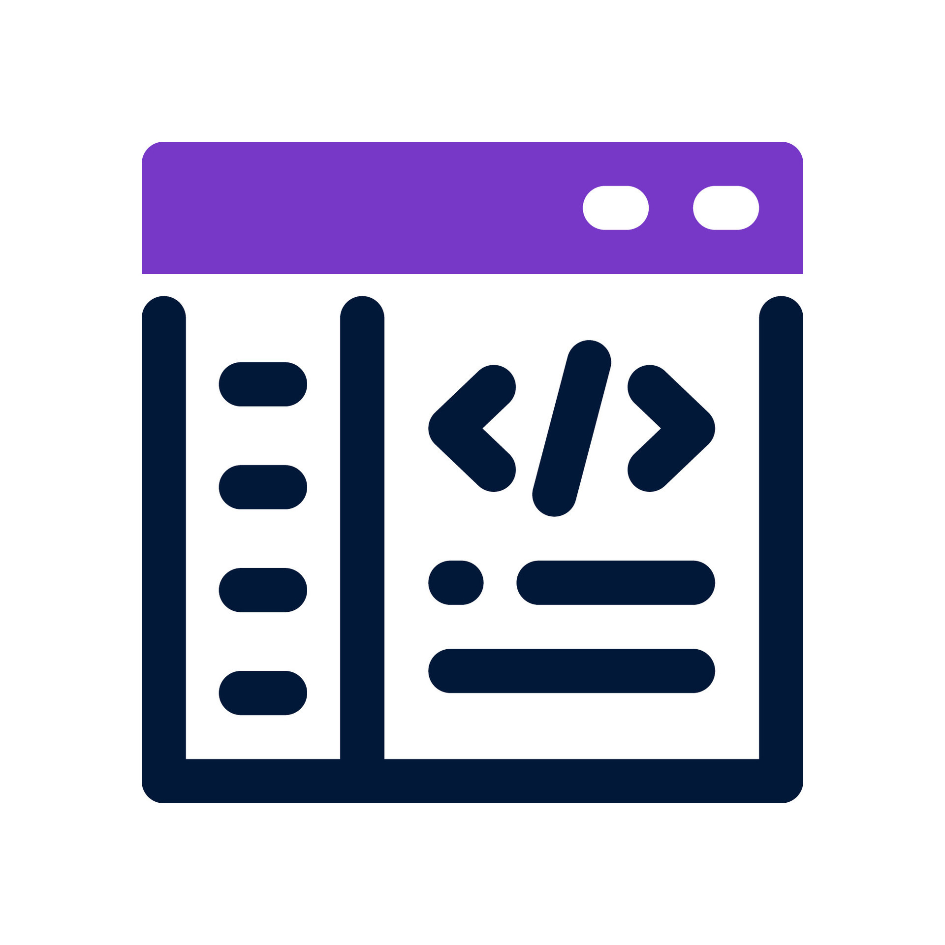 coding icon. vector icon for your website, mobile, presentation, and ...