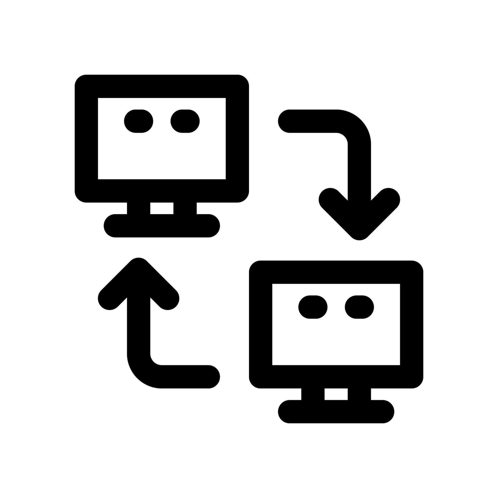 client server icon. vector icon for your website, mobile, presentation ...