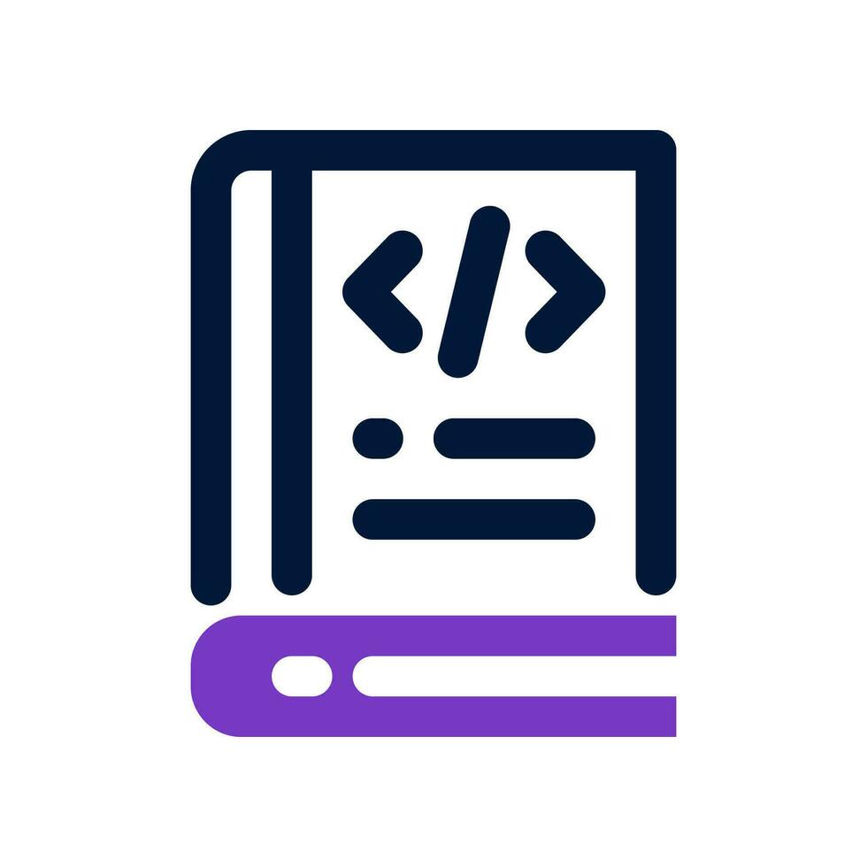 coding book icon. vector icon for your website, mobile, presentation ...