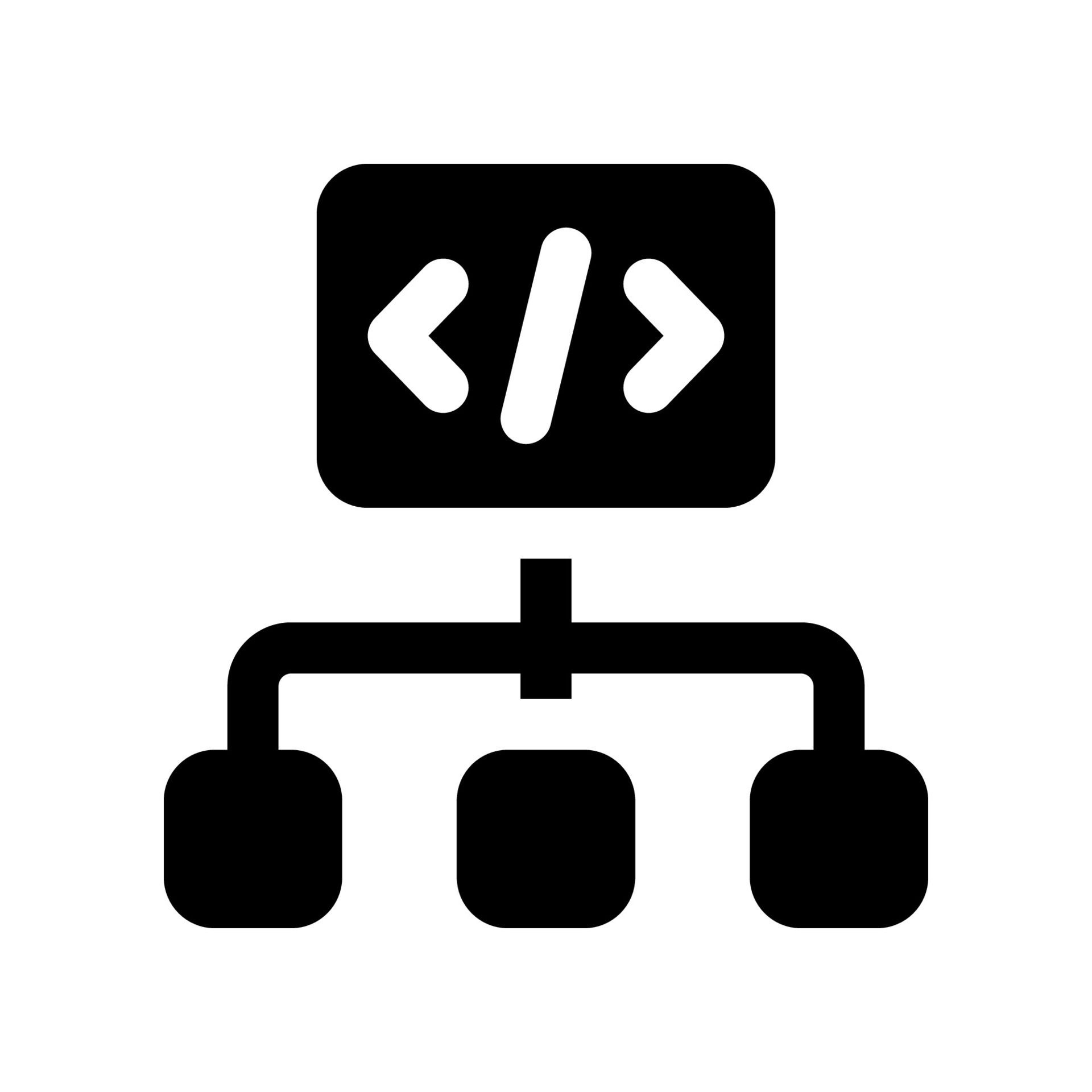 coding structure icon. vector icon for your website, mobile ...